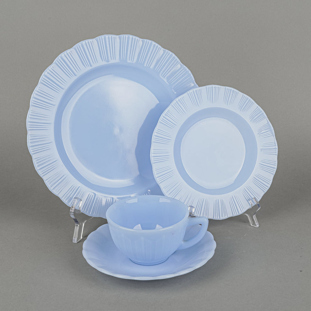 PYREX Delphite Blue 28 Pieces – nwfacai.com